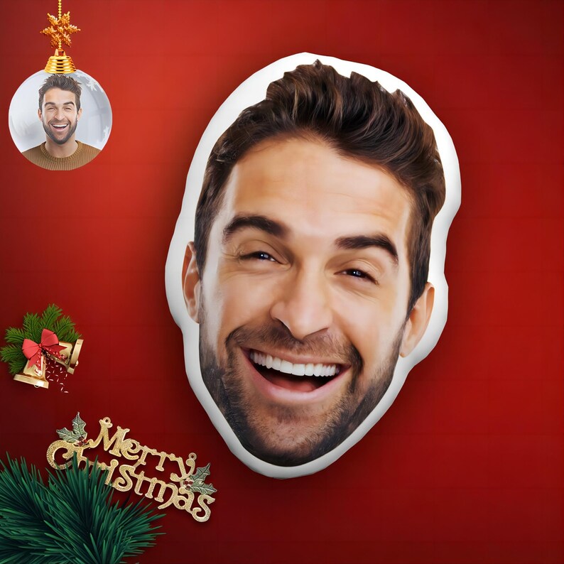 Custom Face on Pillow Face Cartoon Body Pillow Personalized Photo ...