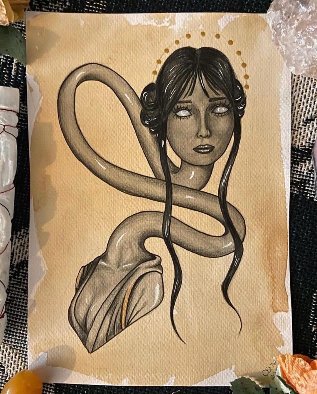 Yokai Original Art Piece - Etsy