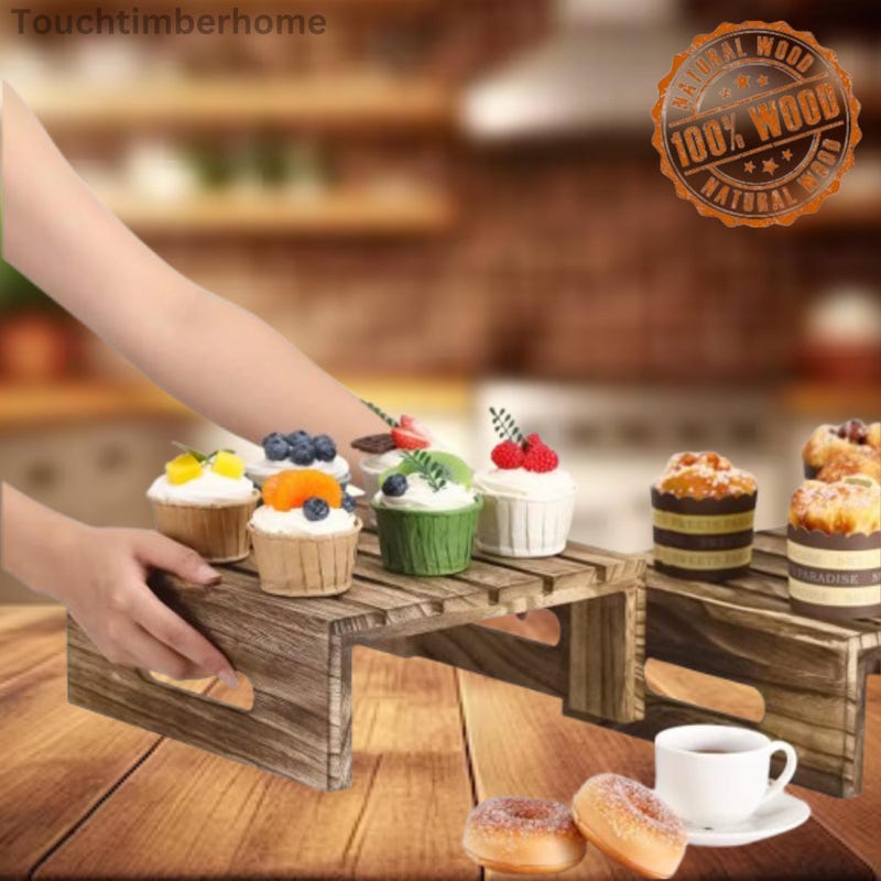 Wood Snack Stand - Etsy