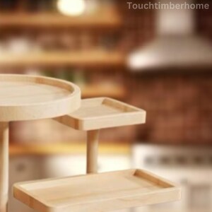 Solid Wood Ladder Shelf: Multi-tier Display Stand - Etsy
