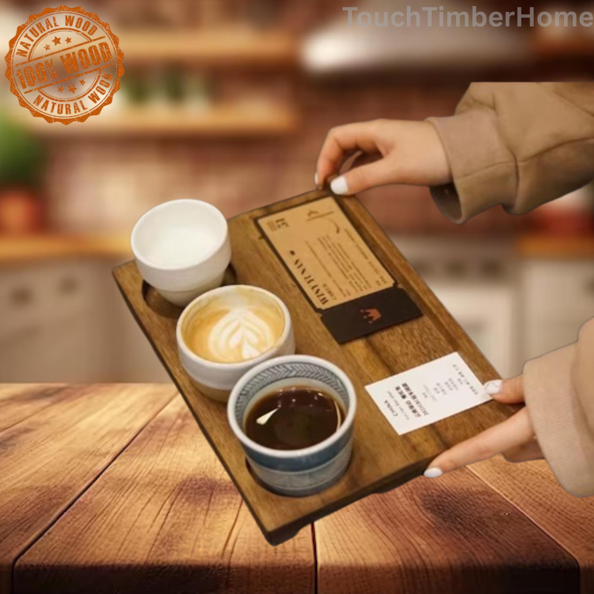 Solid Wood Beer Flight Sampler Tray – Rustic Tasting Board for Beer ...