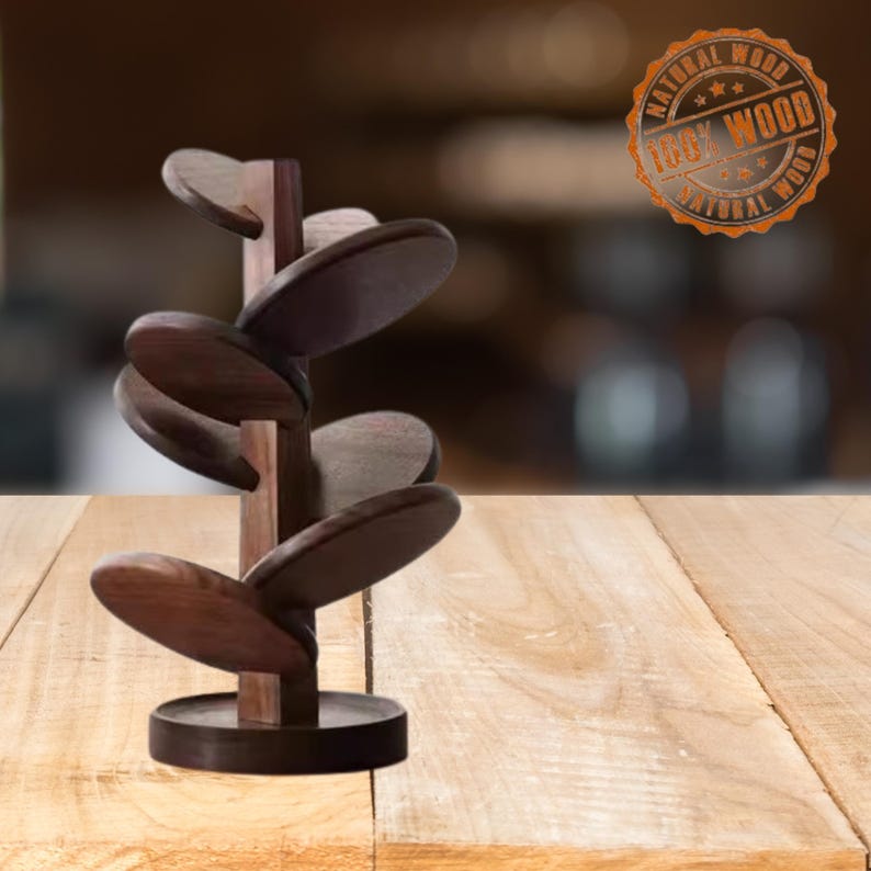 Wooden Trivet Tree | Tree Shape Table Insulation Mat | Creative Wooden ...