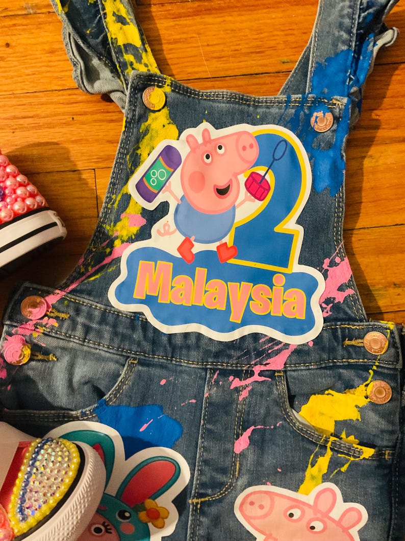 Custom Denim Overall Set - Etsy