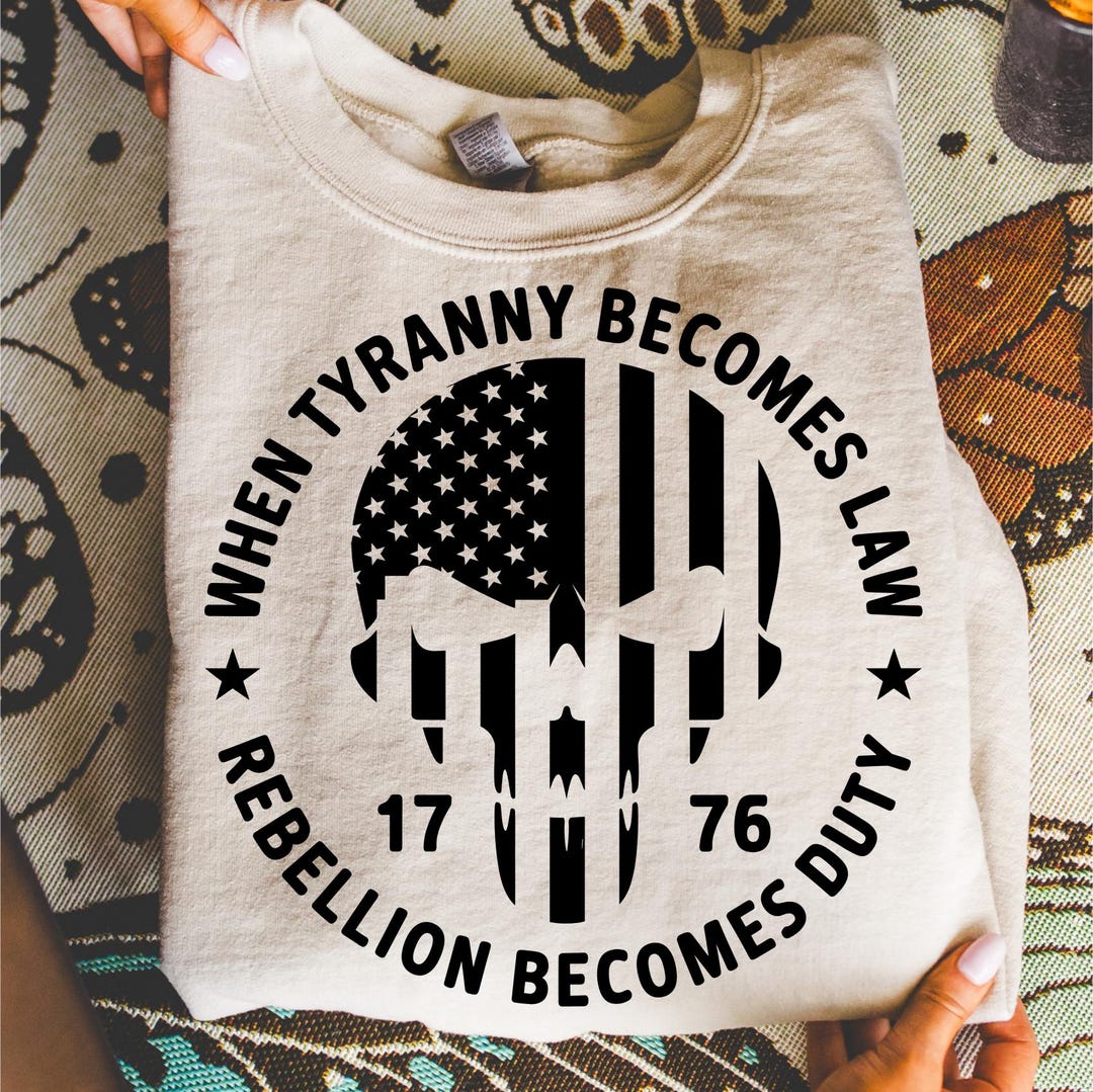1776 SVG, When Tyranny Becomes Law Svg, We the People Svg, American ...
