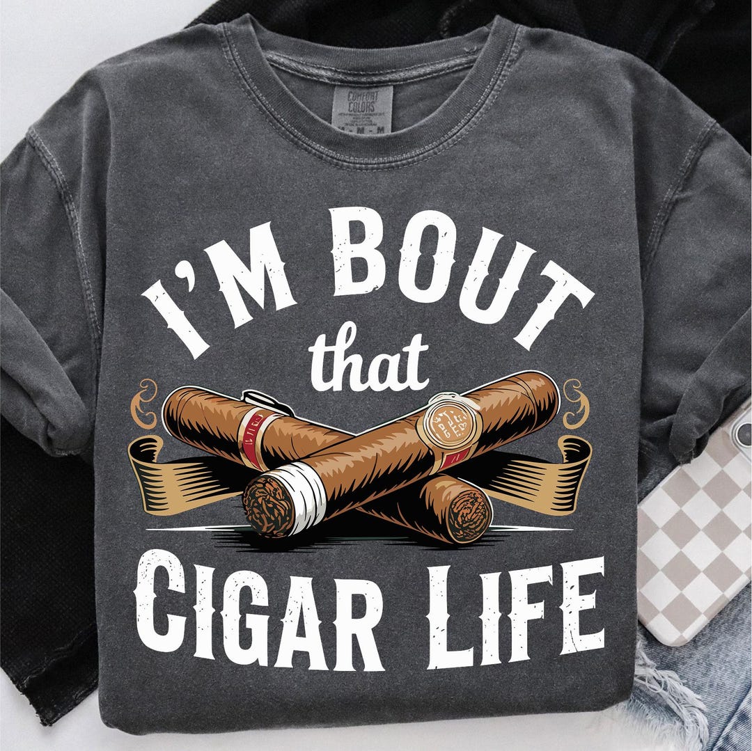 Cigar Life PNG, I'm Bout That Cigar Life, Cigar Png, Vintage Cigar ...