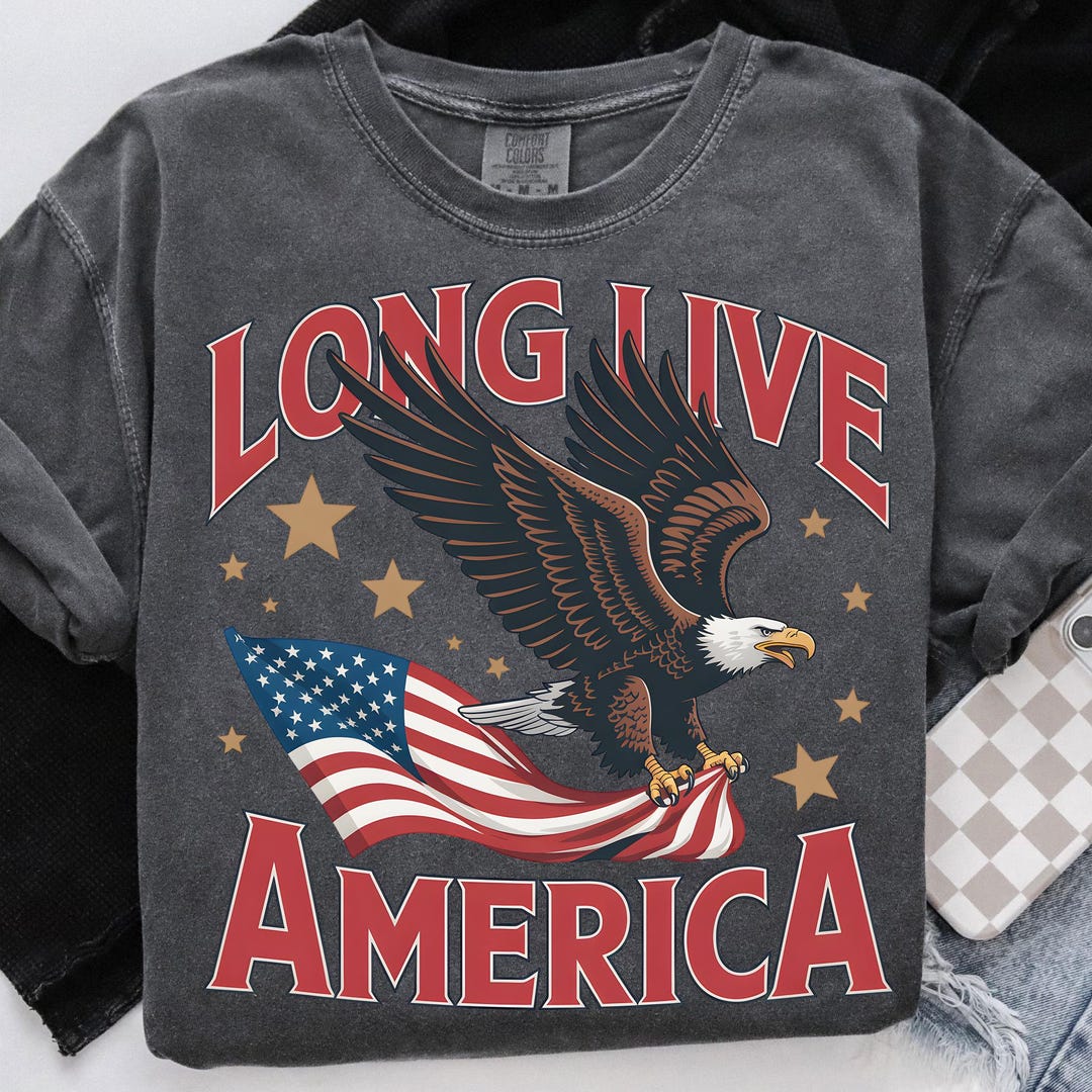 Long Live America PNG, Eagle Png, USA Flag Png, 4th of July Png ...