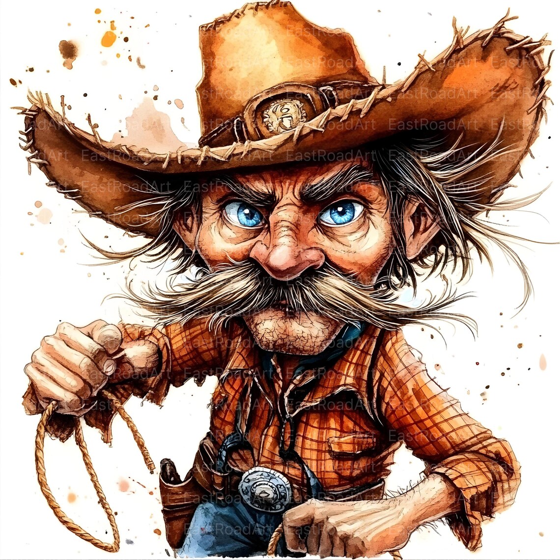 14 Funny Cowboy Old Man, Comics Western Elderly Grandpa, Cowboy Clipart ...