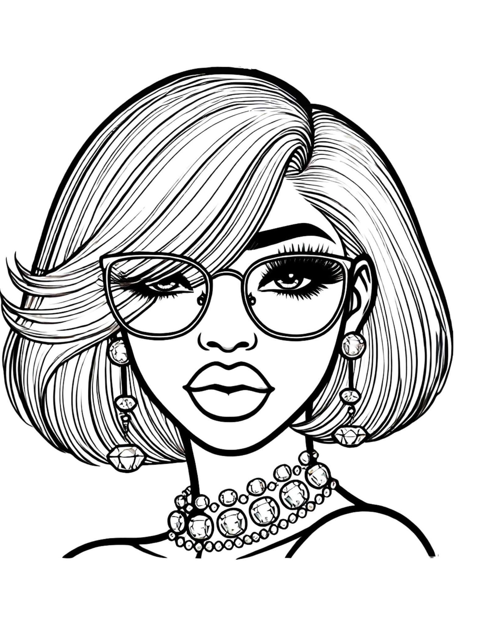 15 Women of Coloring Pages, Empowered and Elegant-women of Color ...