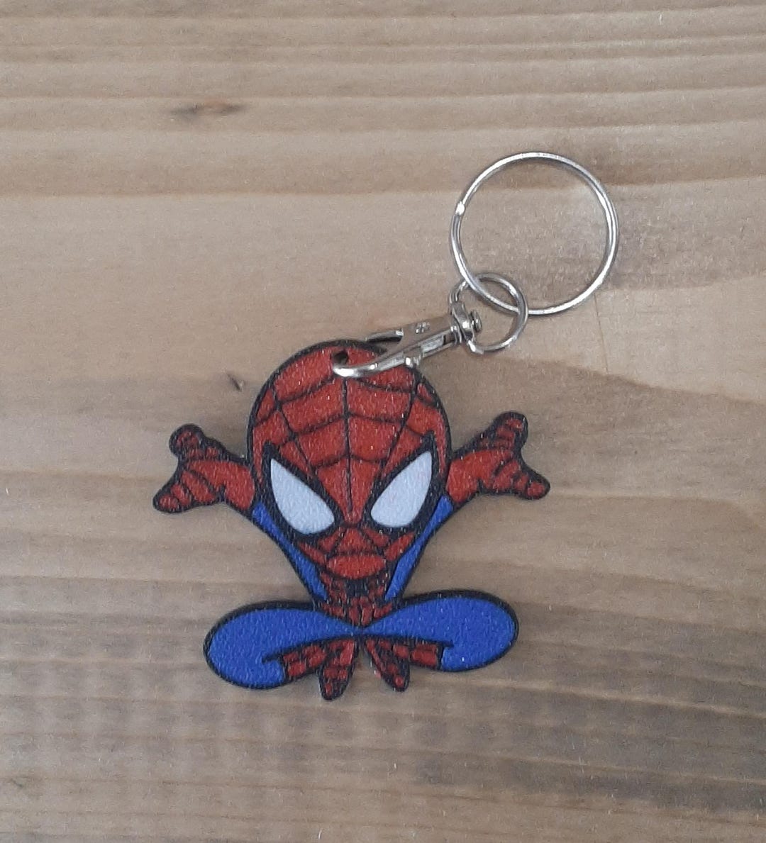 Spiderman Inspired Keyring - Etsy