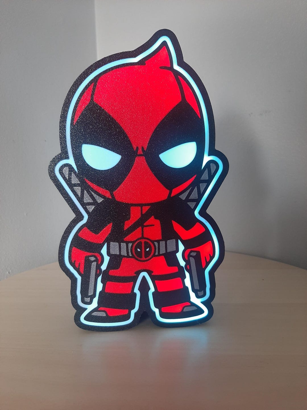 Deadpool Inspired Lightbox - Etsy