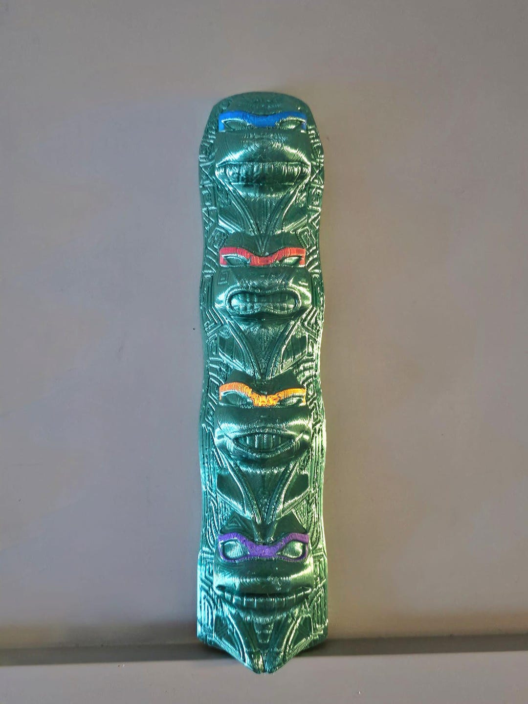 Teenage Mutant Ninja Turtles Tiki Inspired Wall Hanging - Etsy