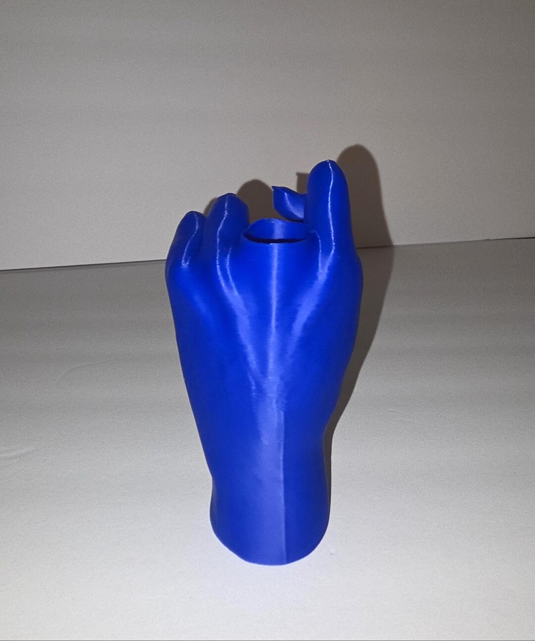 3D Printed Middle Finger Hand Sculpture Adjustable Height Flip off ...