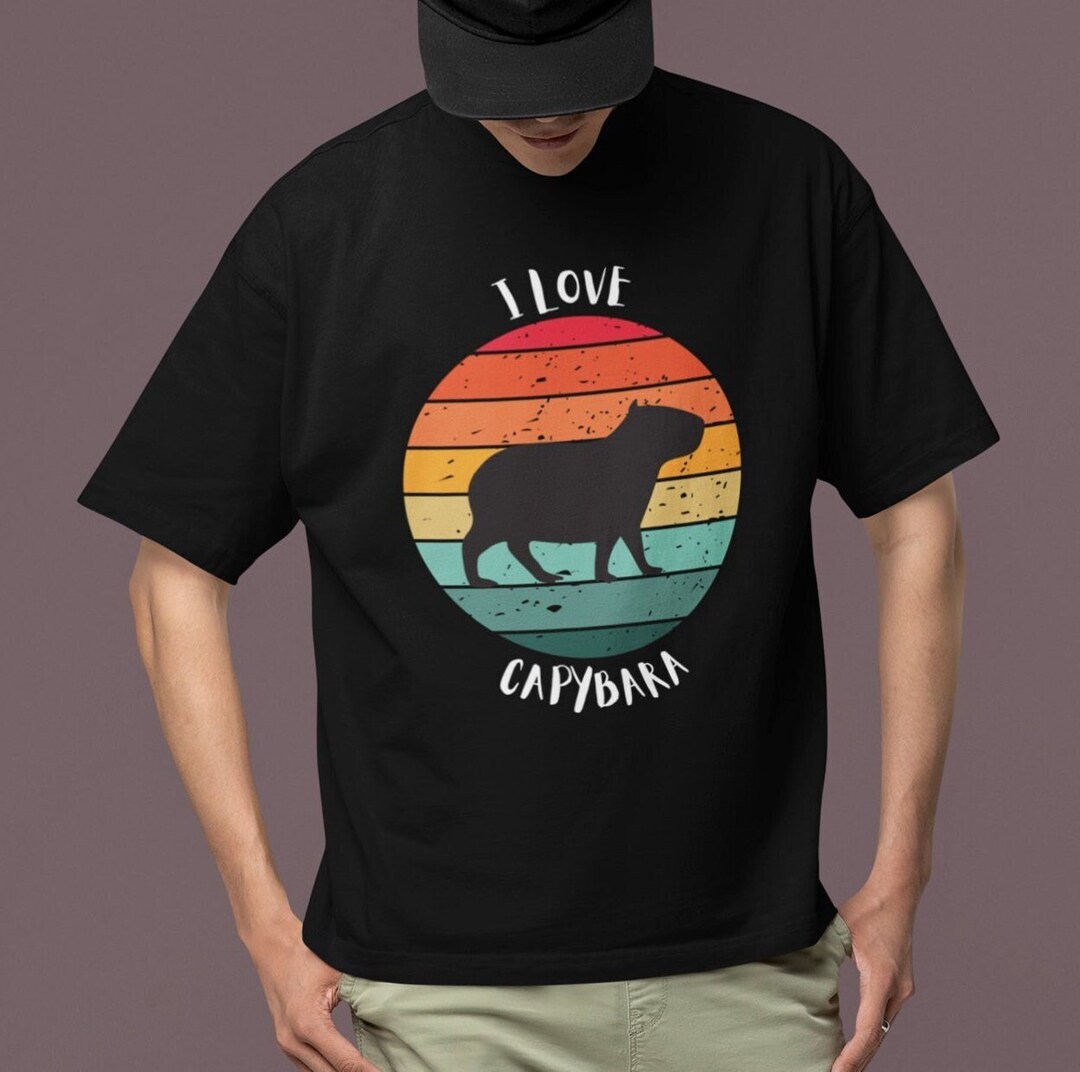 I Love Capybara T-shirt - Etsy