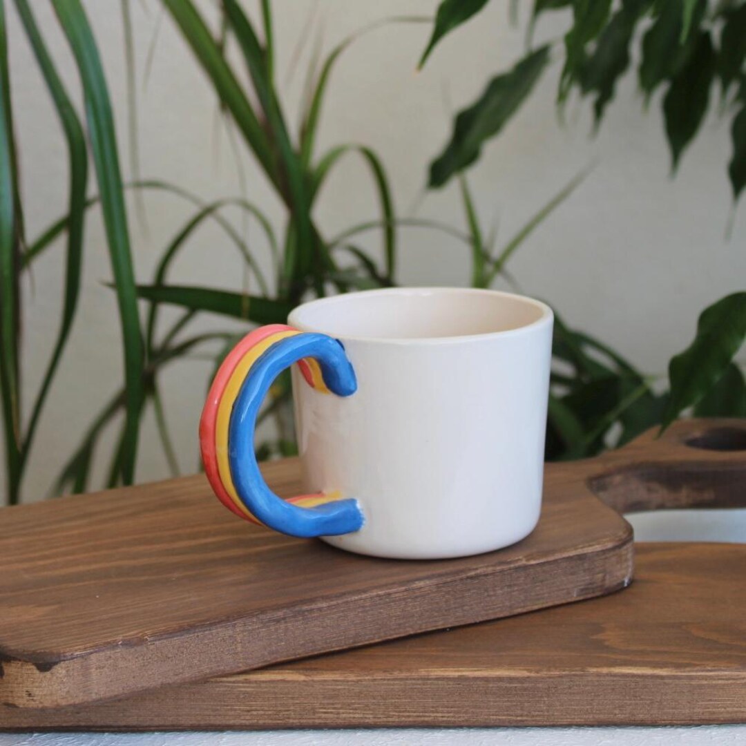 Summer Sips Series I Arc of Joy Mug Colorful Ceramic Coffee Cup for ...