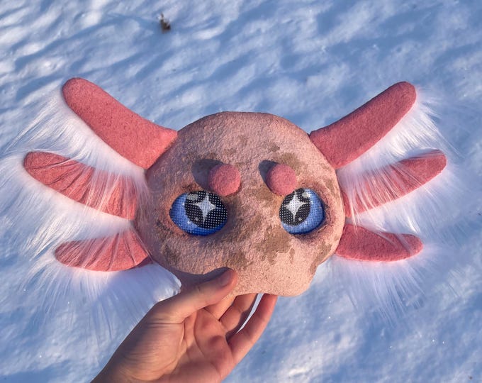 Handmade Axolotl Mask - Etsy