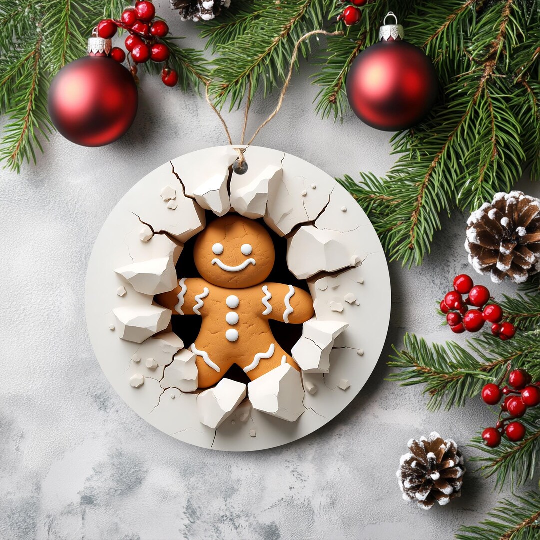 3D Effect Ornament,christmas Tree Ornament,layered Look Ornament,unique ...