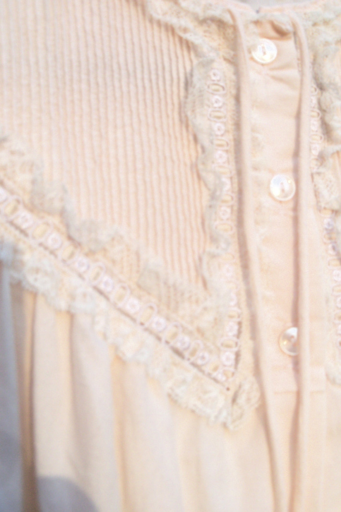 Bed Jacket Mid Century Pink & Lace Lingerie Retro Wearable Find - Etsy