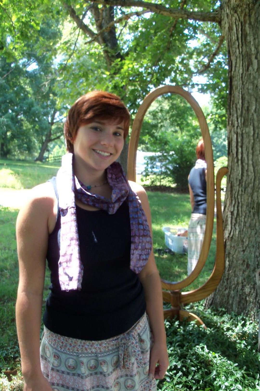 Batik Belt Scarf Dread Wrap Head Wear Plum Geo Cotton Cool Business ...