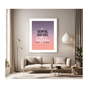 Motivational Wall Art Inspiring Quotes for Home Decor Encouraging Wall ...