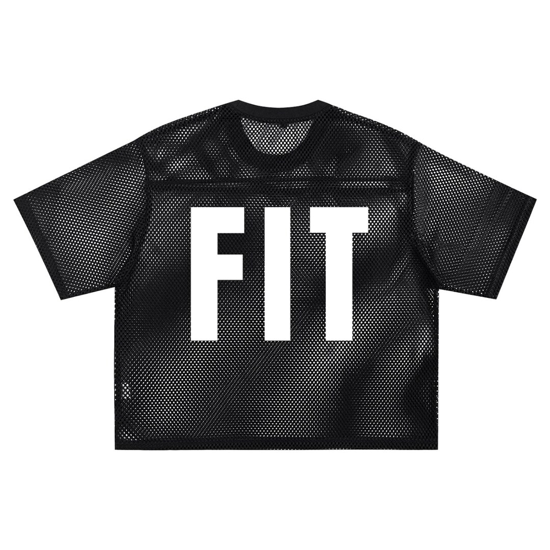 See-through Boxy Net T-shirt "fit" (written on the Back) - Etsy