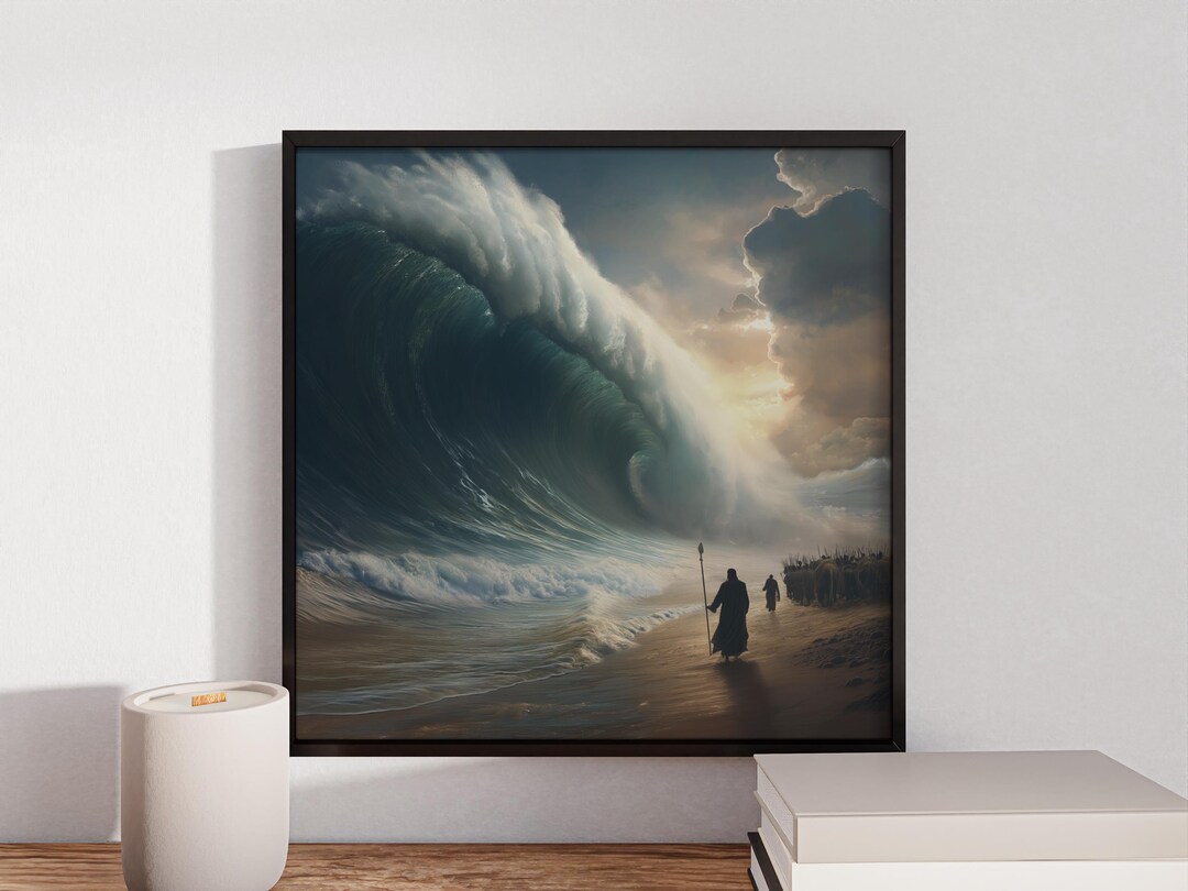 Moses Digital Print, Modern Bible Art, Moses Poster, Modern Bible ...