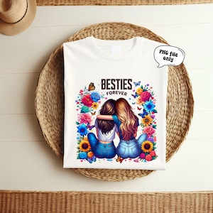 Besties Forever PNG, Best Friend Forever, Best Friend Png, Daily ...