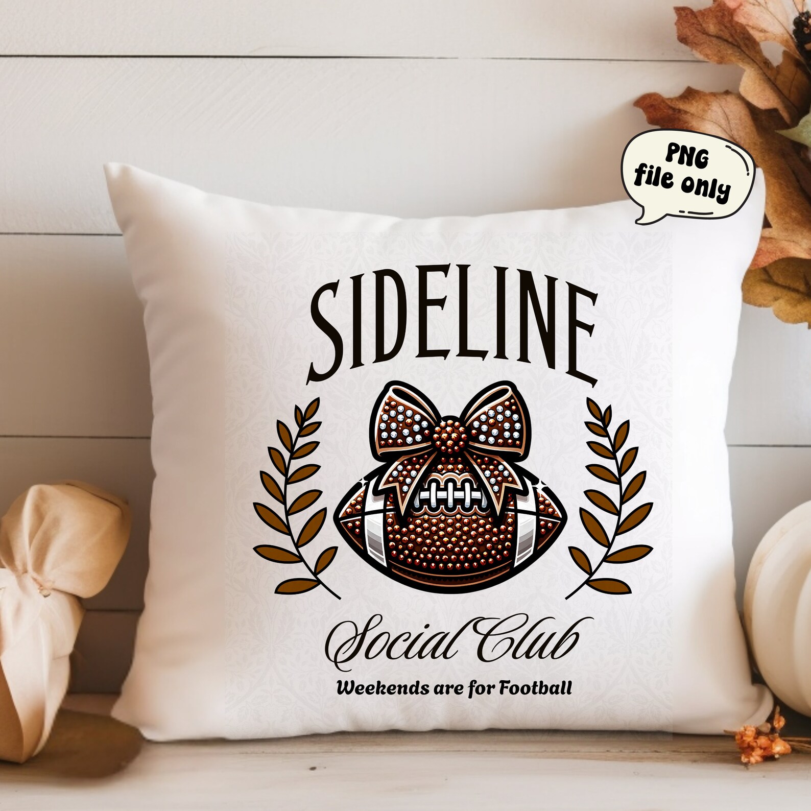 Sideline Social Club PNG Sublimation File, Football PNG, Weekends Are ...