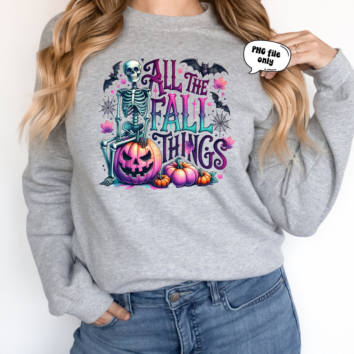 All the Fall Things Png Design, Halloween Sublimation, Fall Vibes ...