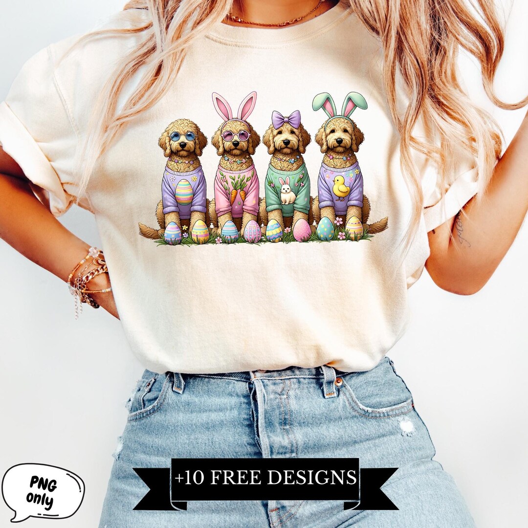 Goldendoodle Easter PNG, Doodle Mom Easter Shirt Design, Easter Gift ...