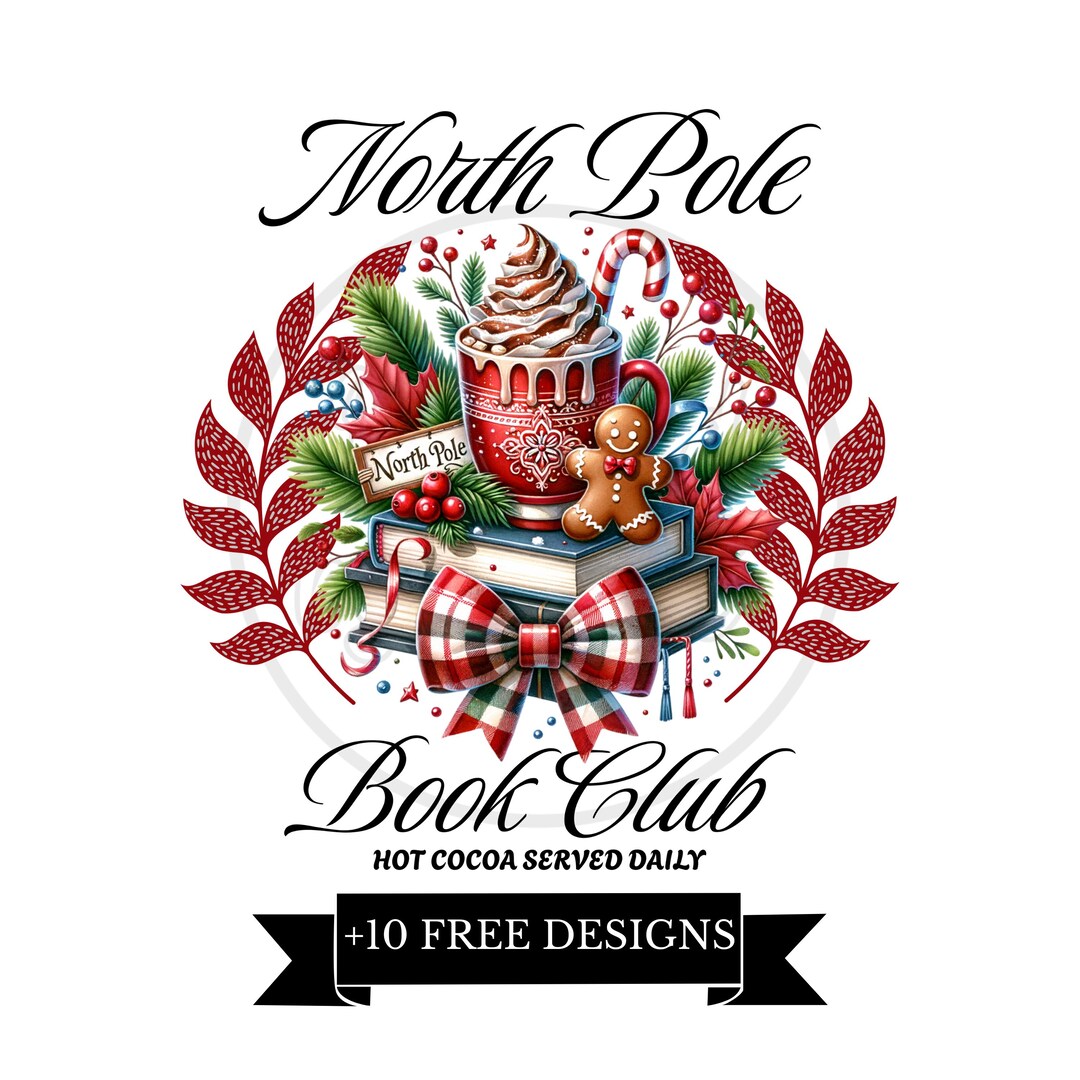 All Booked for Christmas Png, Christmas Books Png, Book Lovers Png ...