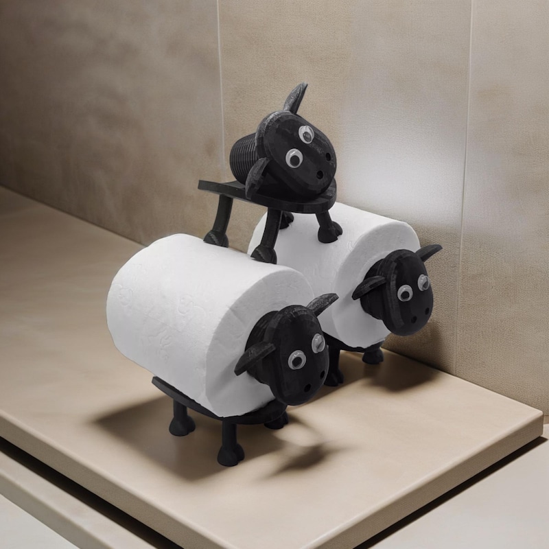 Shaun the Sheep Toilet Paper Roll Holder - Etsy UK