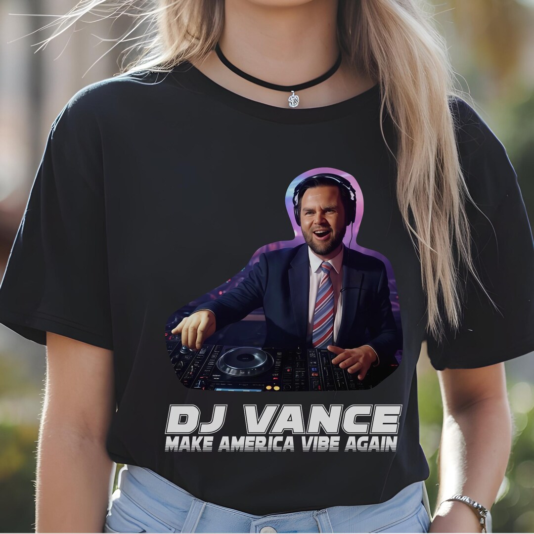 Funny Vice President JD Vance Graphic Tee, DJ Vance Unisex Softstyle T ...