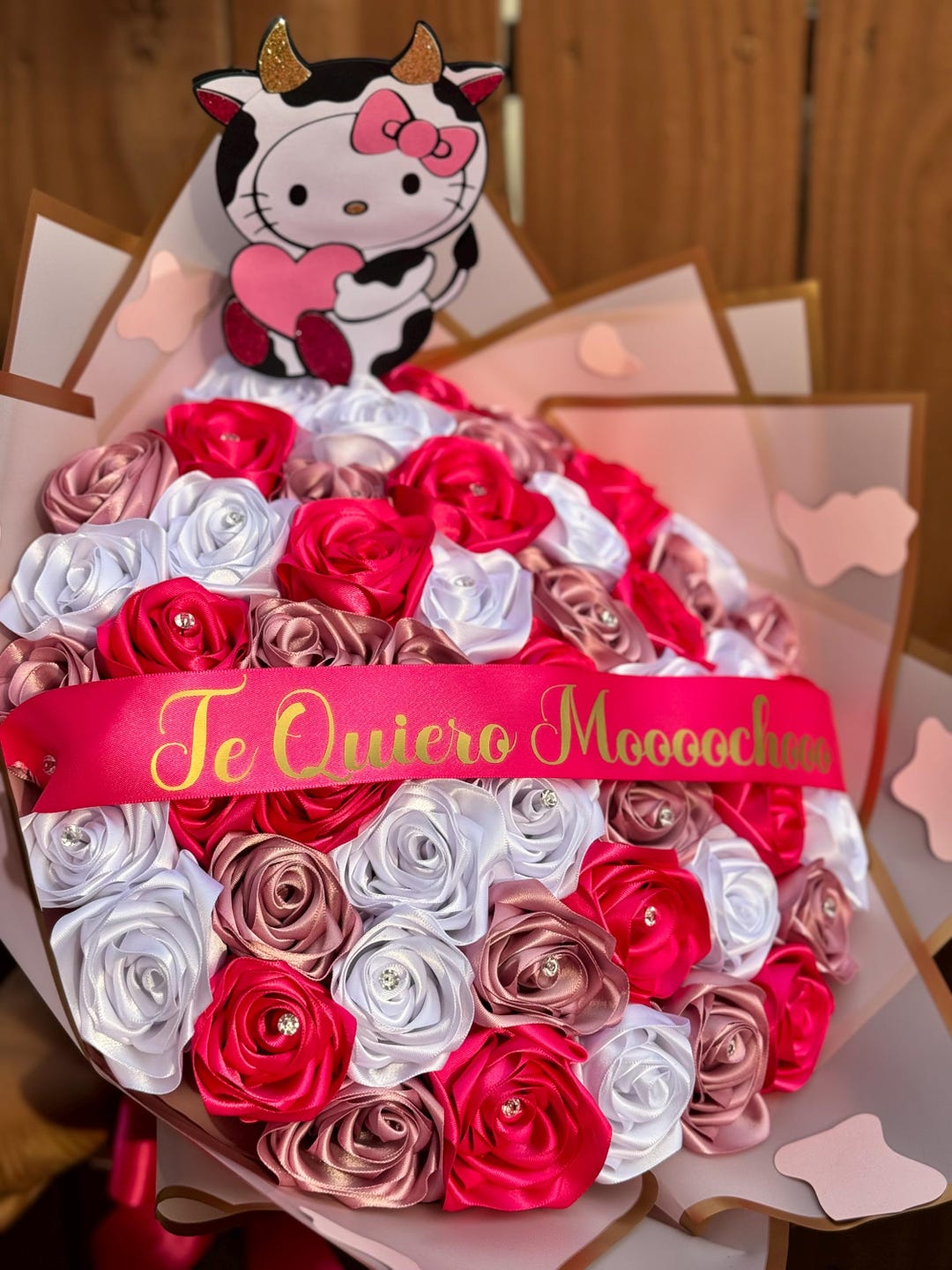Hello Kitty Bouquet, Eternal Flower Bouquet, Forever Roses, Roses ...