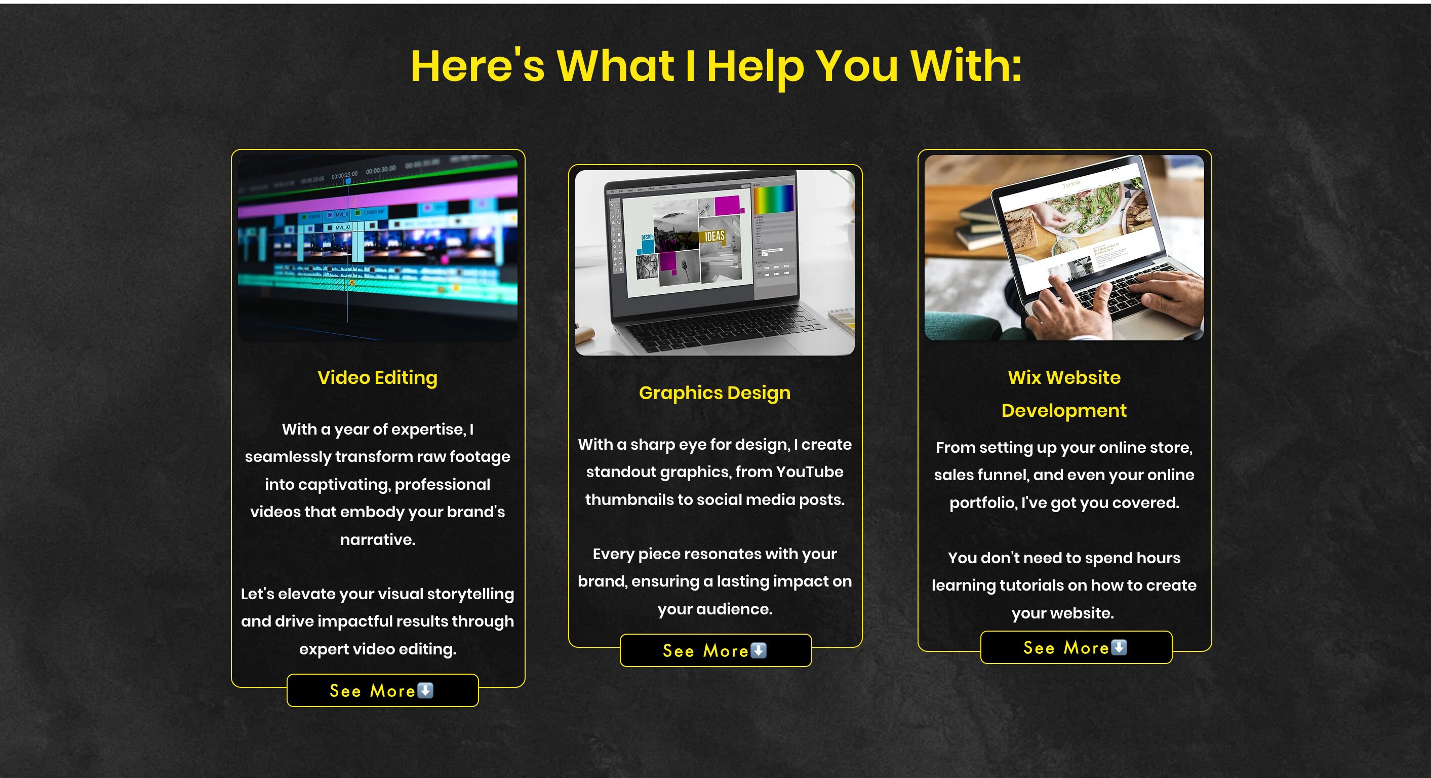 Wix Studio Portfolio Template for Creative Freelancers Aesthetic Wix Website for Video Editors ...