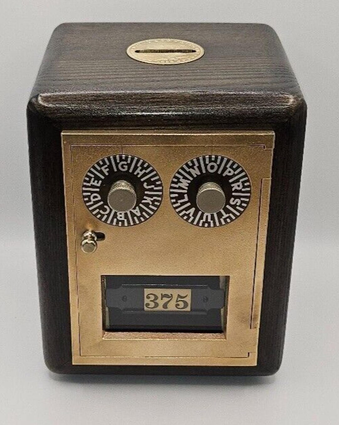 Handcrafted Post Office Box Door Bank Made From Ash W/ Morgan Dollar ...