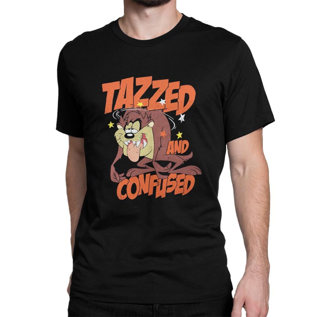 Tasmanian Devil Tazzed and Confused T-shirt, Men's and Women's Sizes - Etsy