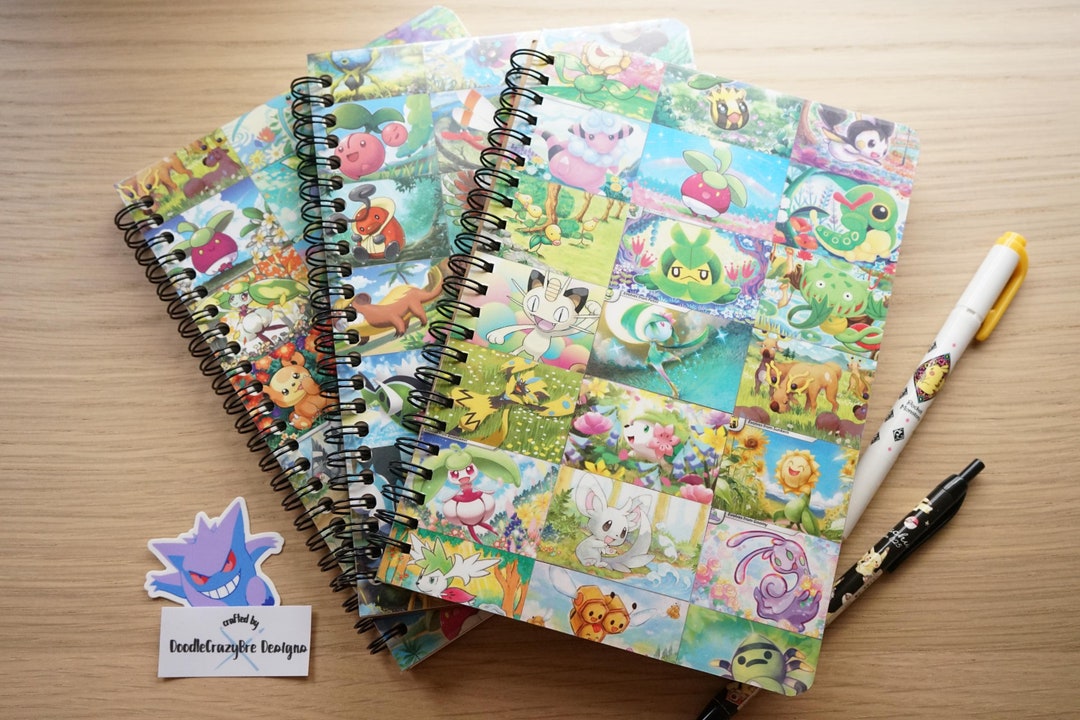 Pokemon Card Notebooks - Etsy