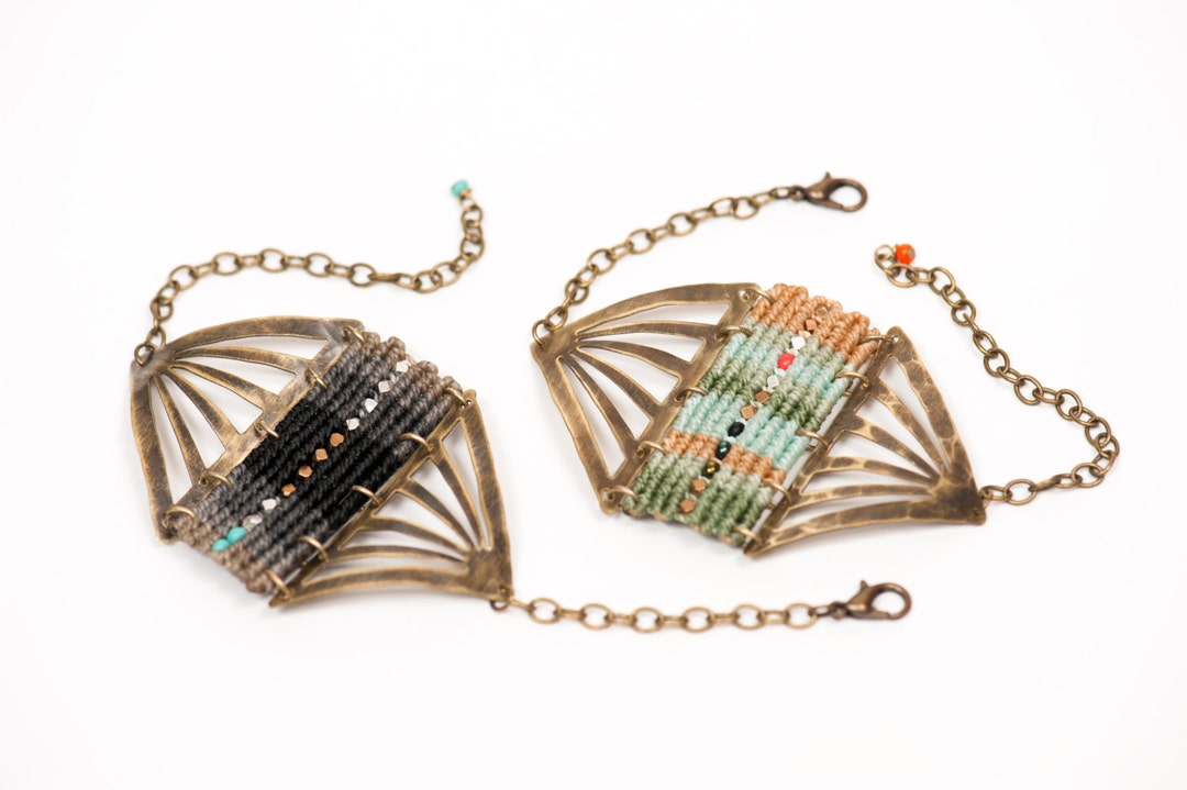 Woven Princess Fan Bracelet - Etsy