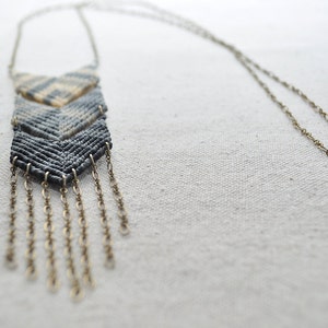 Triple Chevron Fade Necklace - Etsy