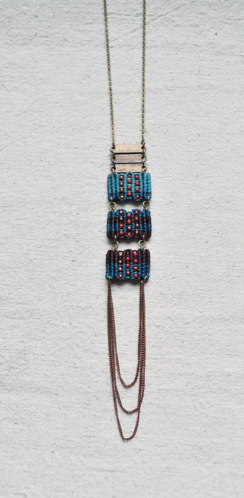 Triple Circuit Necklace Turquoise - Etsy