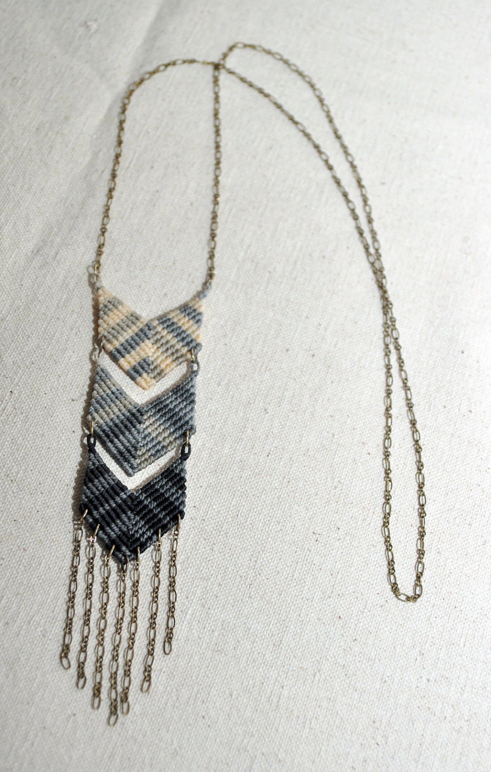 Triple Chevron Necklace - More Colors! - Etsy