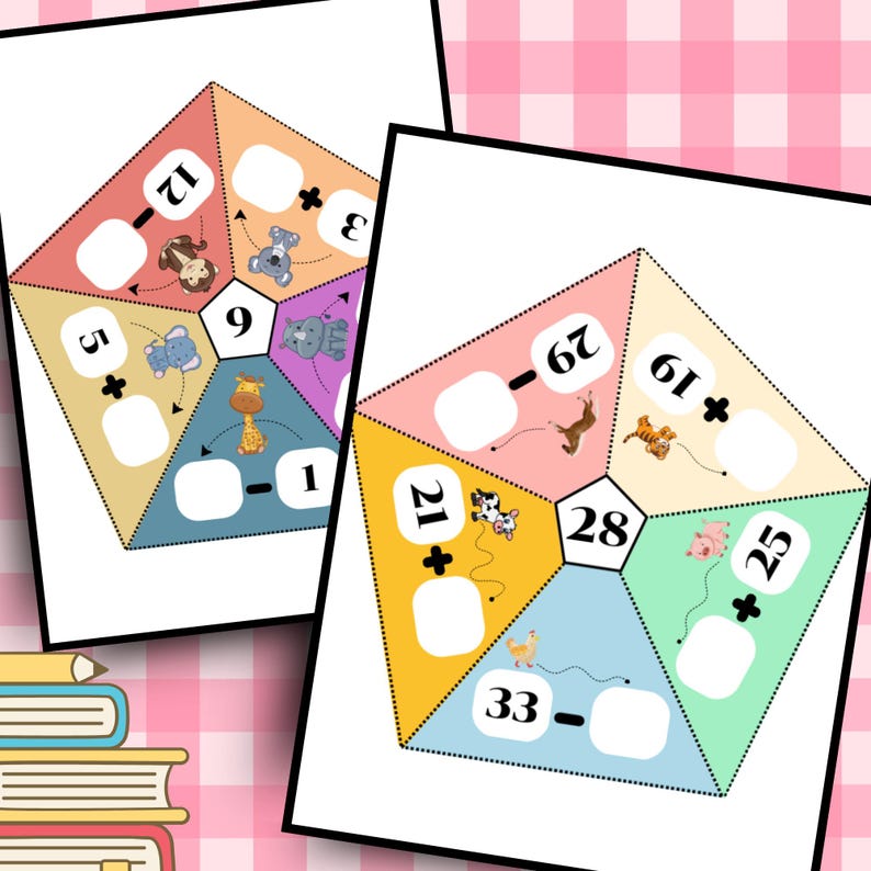 Missing Number Math Worksheets for Kids, Addition & Subtraction ...