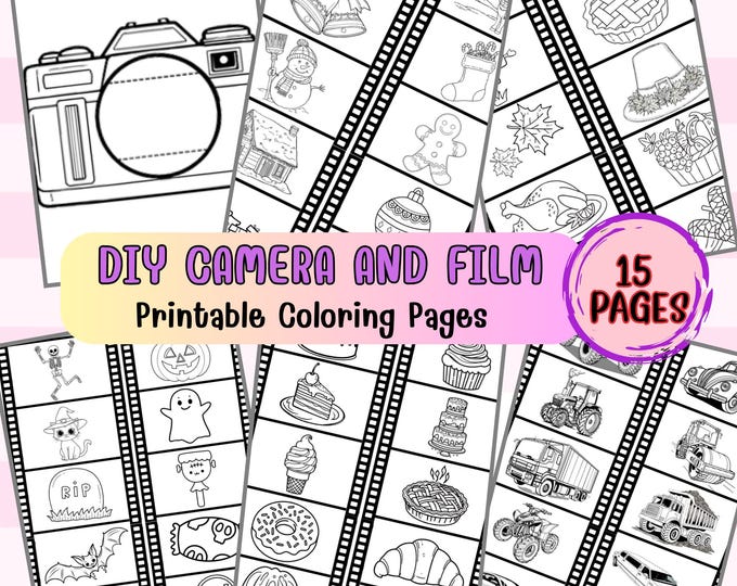 Printable Camera Craft for Kids | Camera Cut & Paste Craft Template ...
