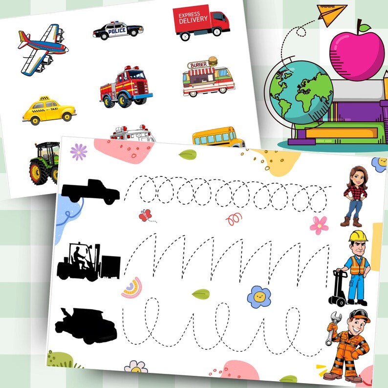 Pre-writing Strokes Tracing Worksheets, Fine Motor Skills Practice ...