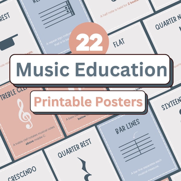 Music Classroom Poster - Etsy Canada