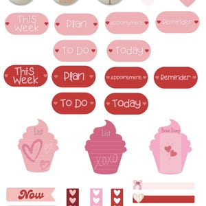 Valentine's Day Themed Digital Template Goodnotes Digital Planner ...