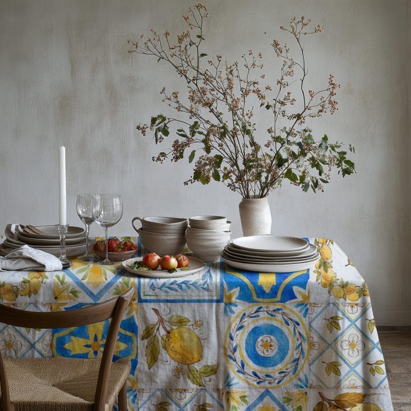 Italian Tablecloth - Etsy