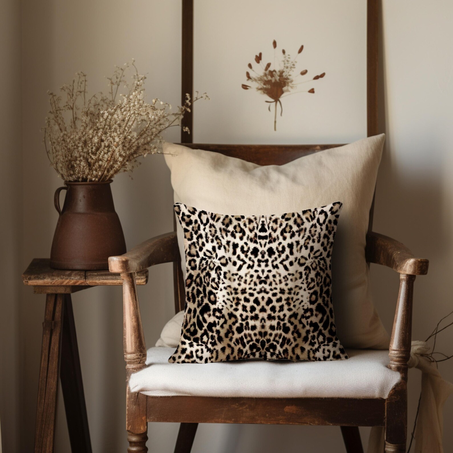 Leopard Print Throw Pillows - Stylish Animal Print Cushions for Home ...