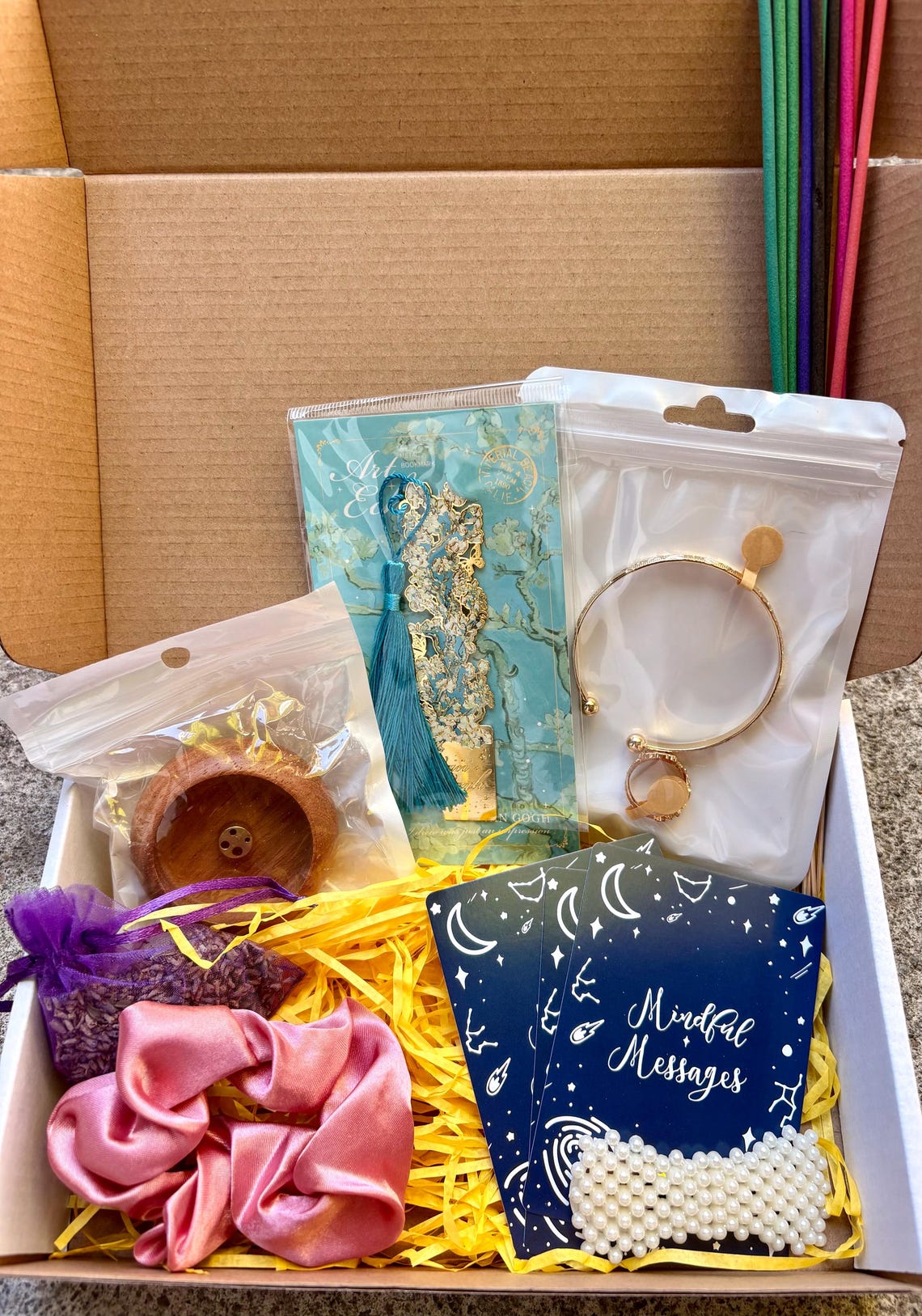 Mindfulness Gift Box – Self-care Relaxation Kit With Lavender Sachet - Etsy