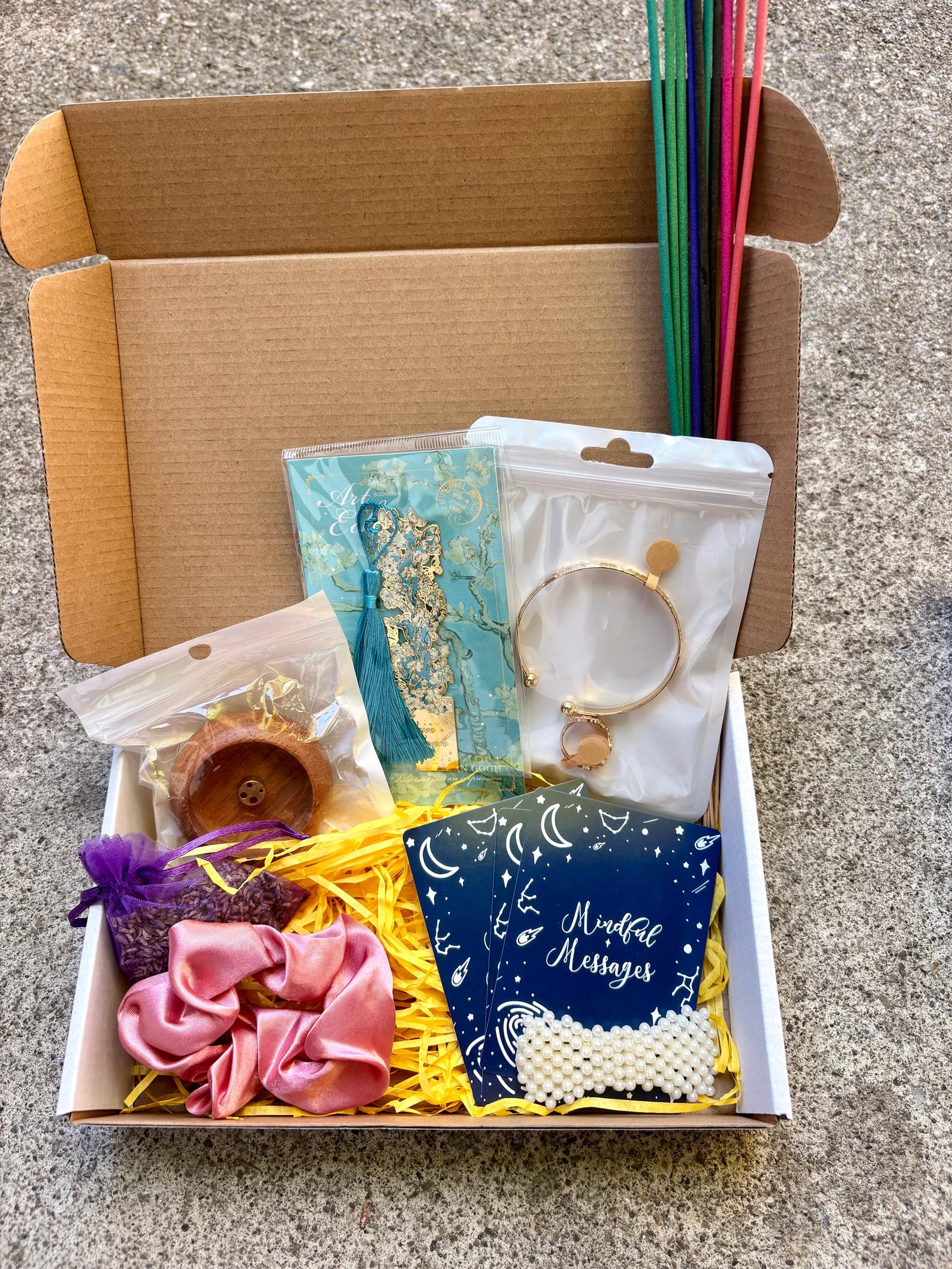 Mindfulness Gift Box – Self-care Relaxation Kit With Lavender Sachet - Etsy